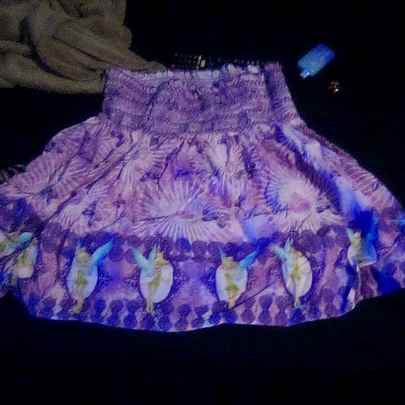 Disney | Skirts | Tinkerbell Stretchy Hippie Skirt | Poshmark